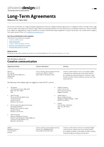 Page 1 - Long Term Agreements 2022